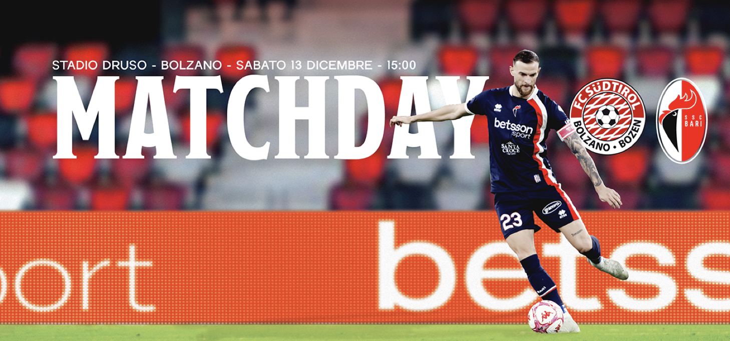 #SerieBKT '25-'26 // 16a gior. : Sudtirol-Bari 0-0 - SSC Bari
